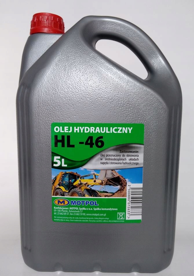 DCS MOTOL L-HL 46 olej hydrauliczny do koparki 5L - Marooleje.com